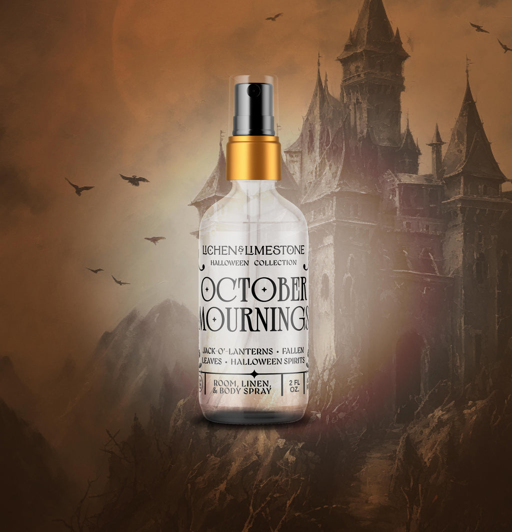 October Mournings - Room, Linen, & Body Spray – Lichen & Limestone